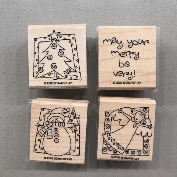Stampin' Up! | Office | Stampin Up Very Merry Stamp Set | Poshmark